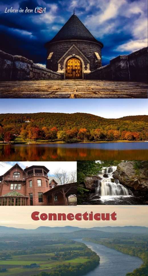 Connecticut der Constitution State in Neuengland USA