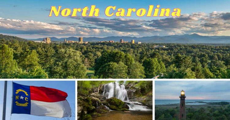 North Carolina von den Bergen, zum Meer